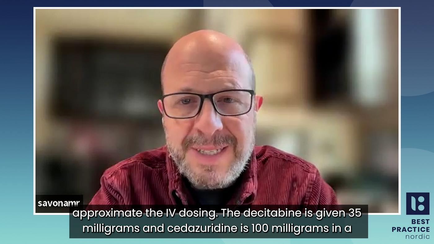 AML: Oral Decitabine–Cedazuridine Is Equivalent to Intravenous Decitabine